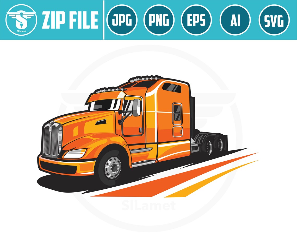 Trucking Svg Trucking Company Logo Moving Truck Semi Truck | Etsy