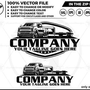 Hotshot Logo - Pickup and Flatbed Trailer Logo, United States Pickup ...