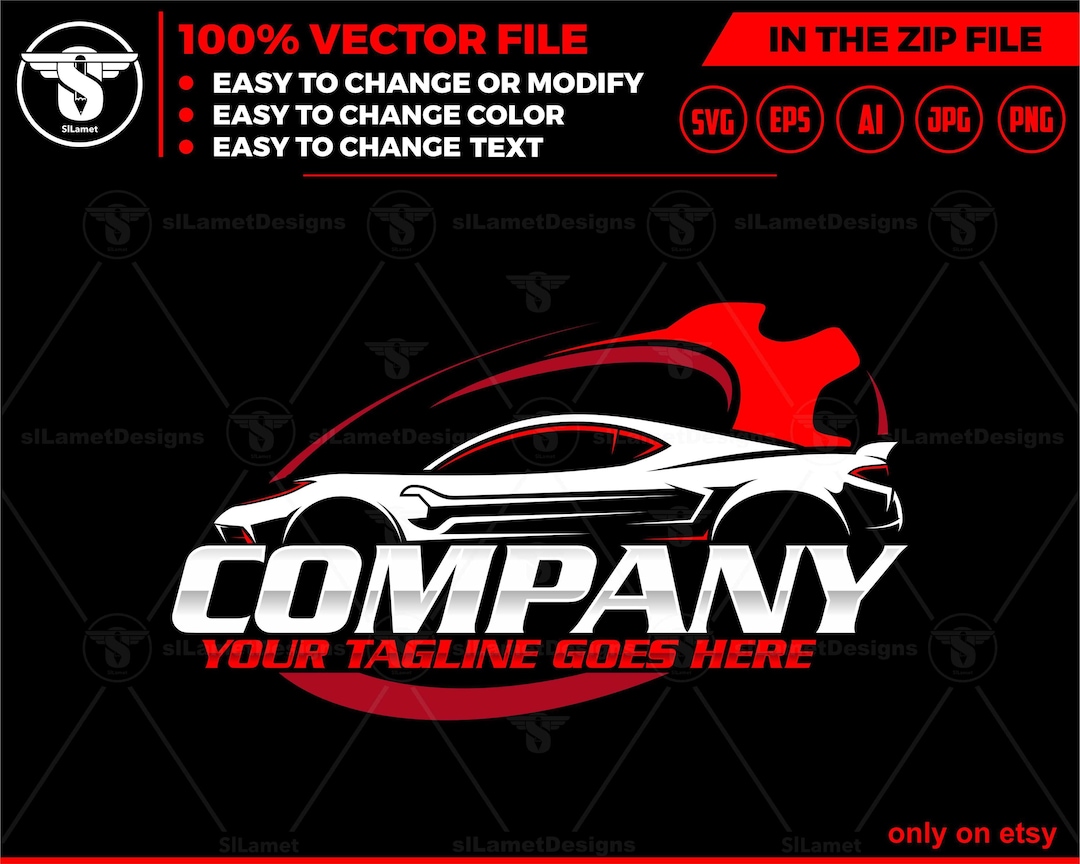 Car Service Logo Template (digital Download) - Etsy