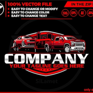 Hotshot Truck & Trailer Logo Design (digital Download) - Etsy