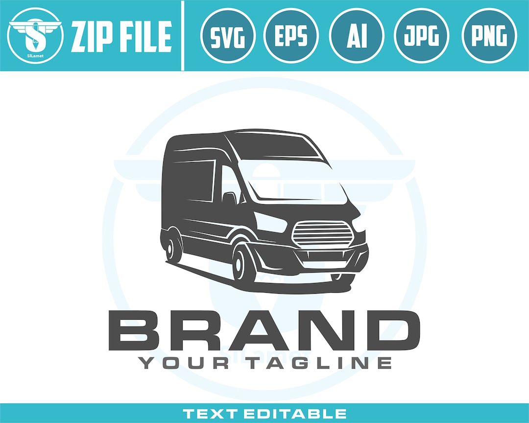 Delivery Van Logo SVG, Van Car Logo, Delivery Logo, Shipping Logo ...