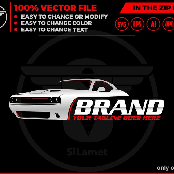 Dodge Challenger Svg - Etsy