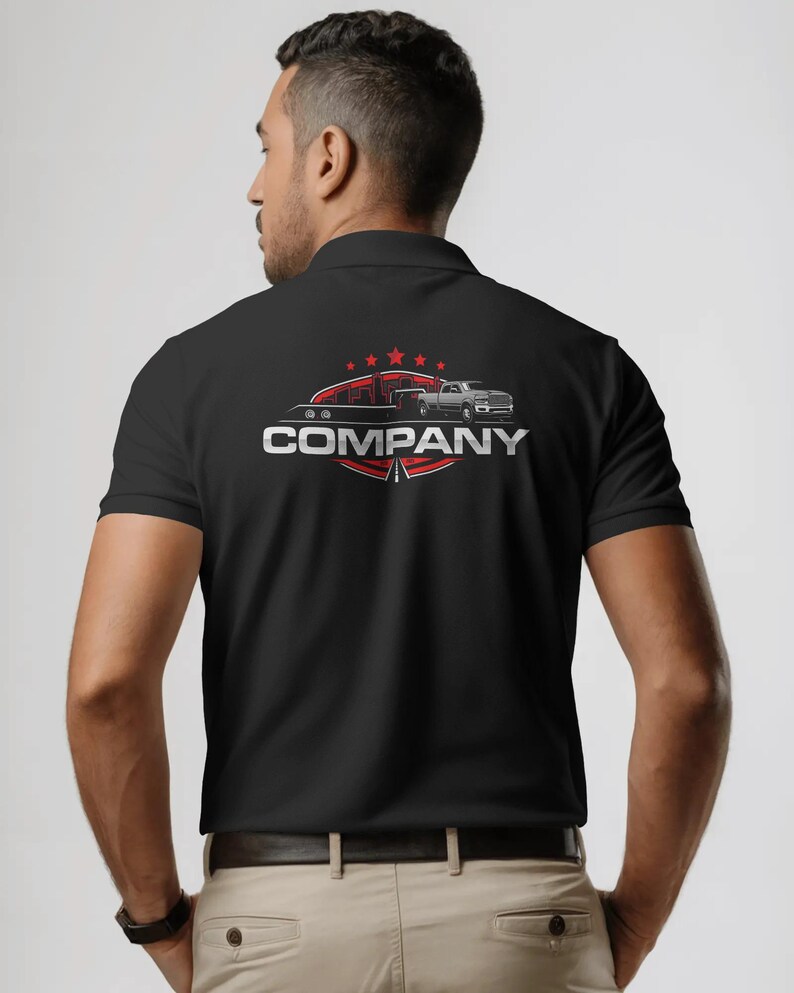 Ram 3500 Dually With Flatbed Trailer SVG: Trucking Logo (digital ...
