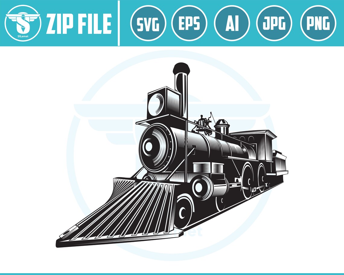 Vintage Train Svg Old Train Svg Classic Train Svg - Etsy