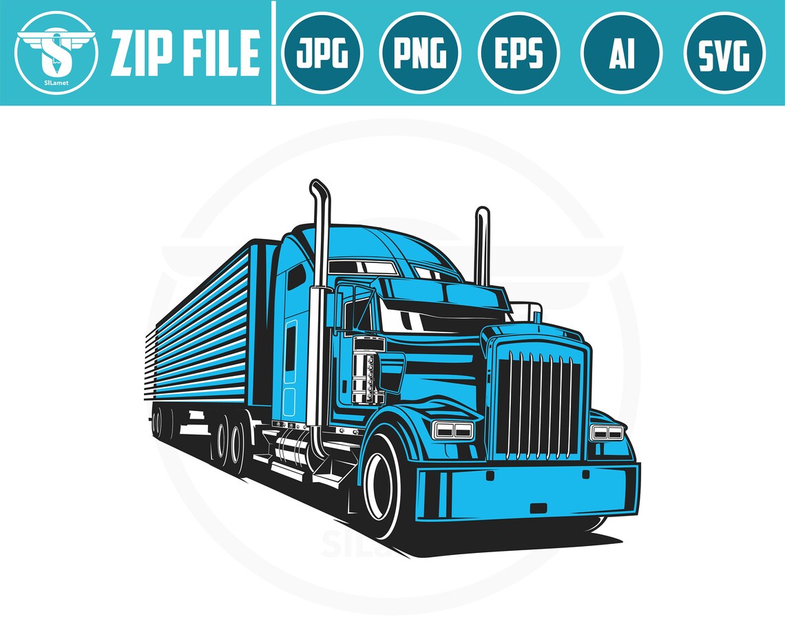 Trucking Svg Trucking Company Logo Moving Truck Semi Truck - Etsy