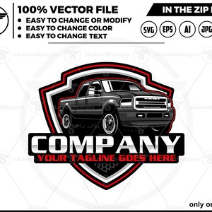 Ford F-350 Truck Logo, Vector Graphic (svg, Eps, Png, Jpg) - Etsy