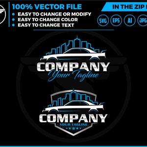 Car and City Logo, Garage Car Logo, Luxury Car Garage Svg, Super Car ...