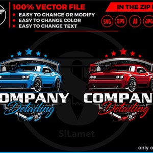 Auto Detailing - Car Logo Template - Car Detailing Services Logo - Car ...