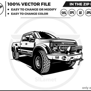 Ford F-550 Super Duty SVG: Truck for Cricut (digital Download) - Etsy