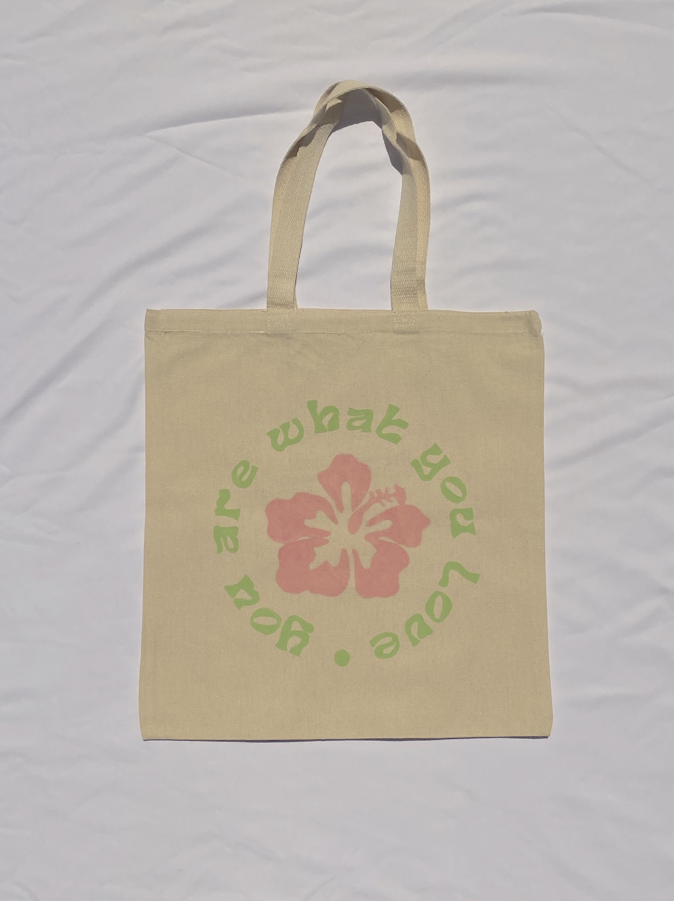 Hibiscus Tote Hand-painted Tote Beach Bag Grocery Bag - Etsy