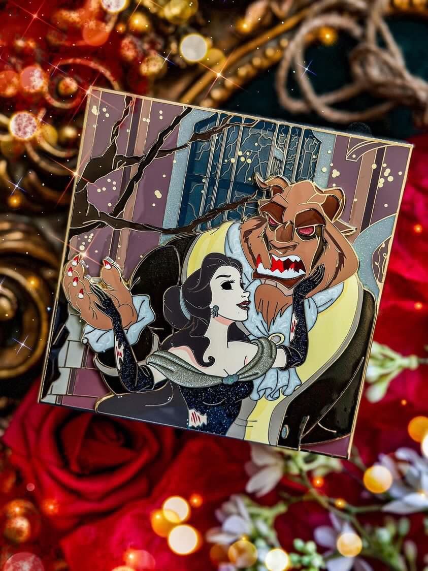 Beauty and the Beast Cursed Romance Pin - Etsy