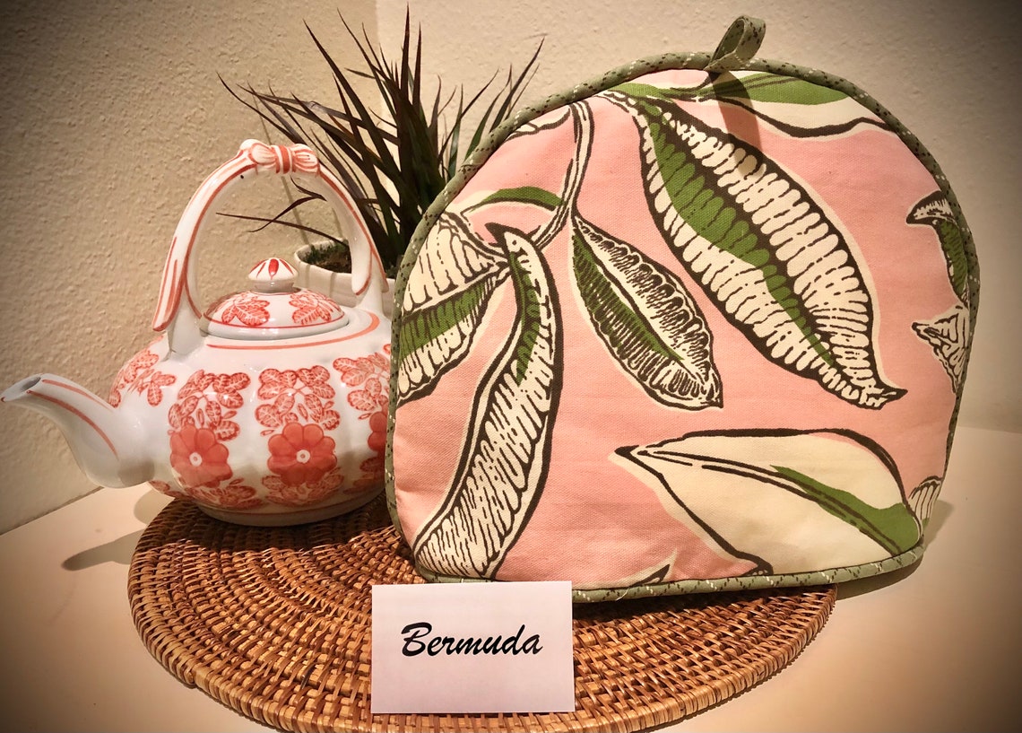 Bermuda Inspired Tea Cosy, Handmade Plush Tea Cozy, Tropical Theme ...