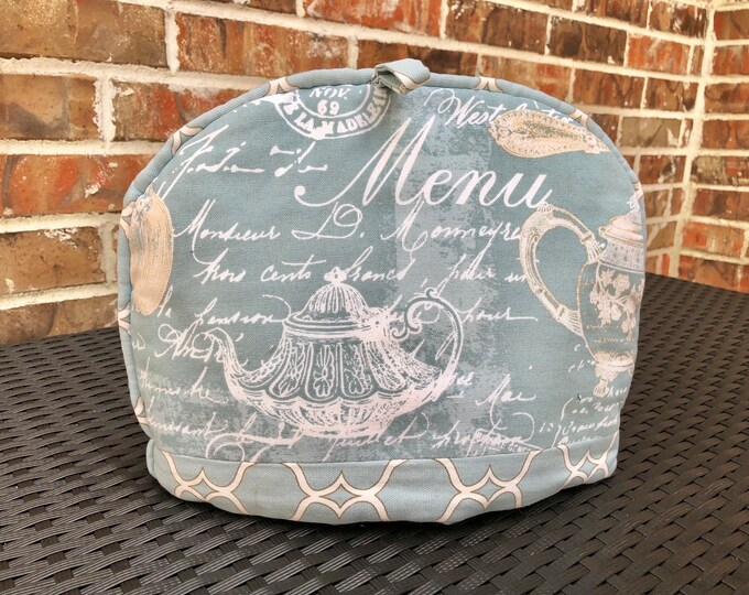 Elegant Tea Cozy/cosy,handmade Plush Tea Cozy,blue Pattern Tea Cozy ...