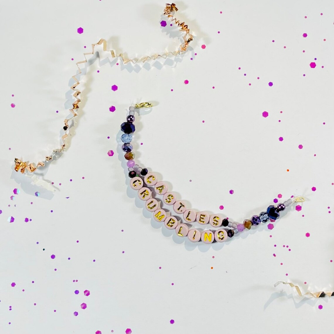 Castles Crumbling Bracelet Beaded Double Strand Friendship Bracelet ...