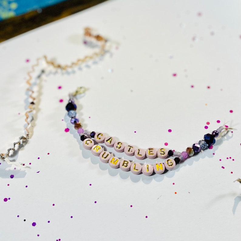 Castles Crumbling Bracelet Beaded Double Strand Friendship Bracelet ...