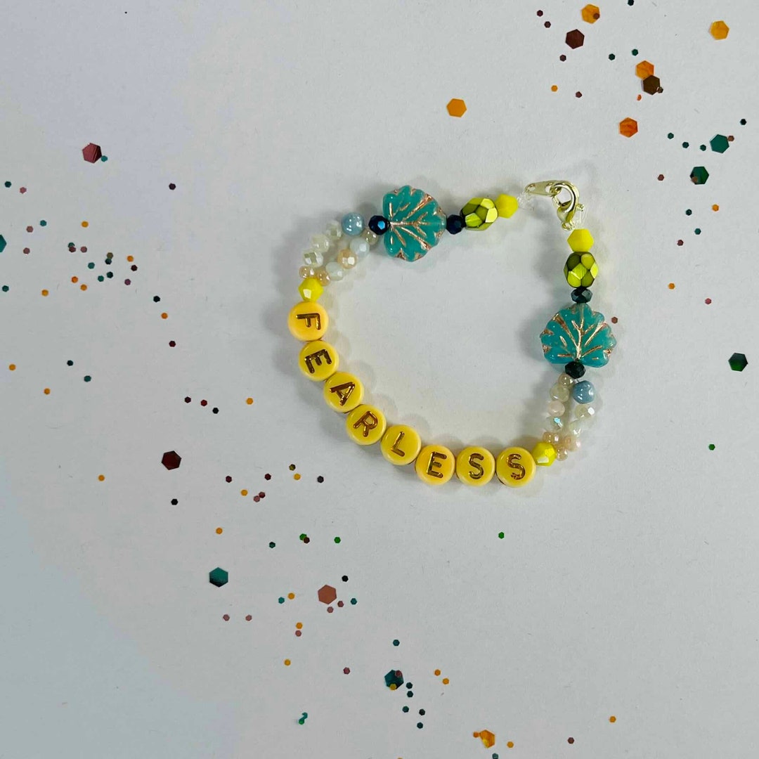 Fearless Bracelet Beaded Semi-double Strand Friendship Bracelet ...