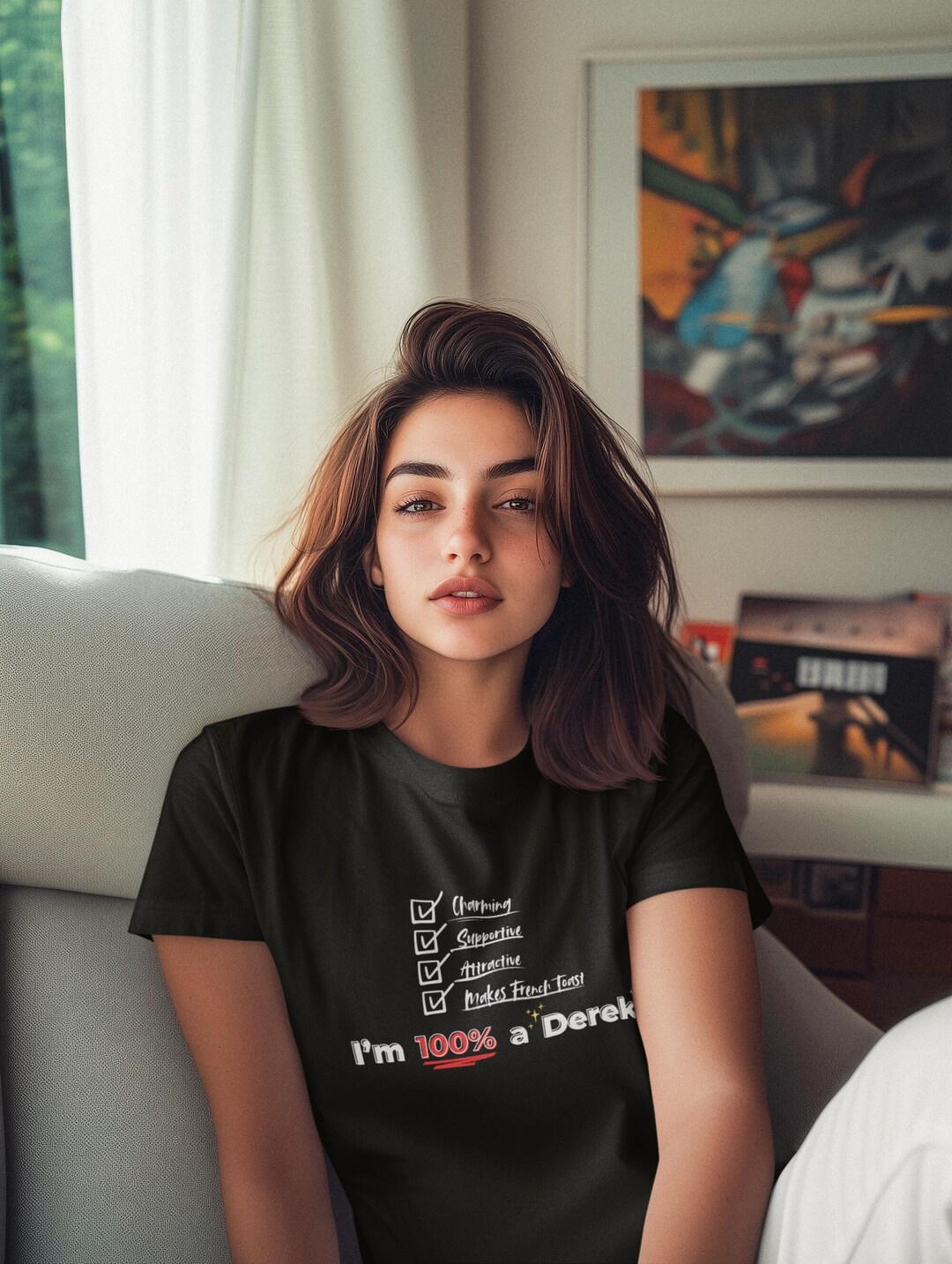 I'm 100% a Derek, Shrinking TV Show Derek Traits T-shirt, Charming ...