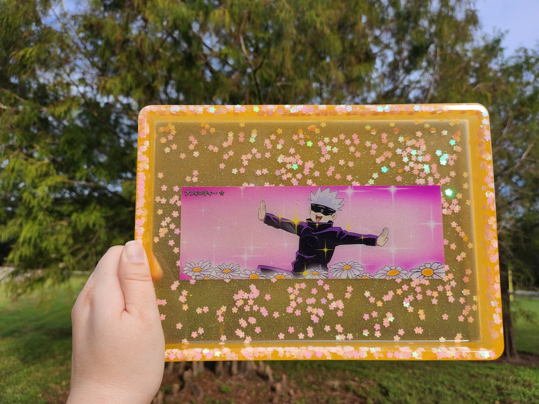 Husbando Gojo Large Anime Glow in the Dark Tray - Etsy