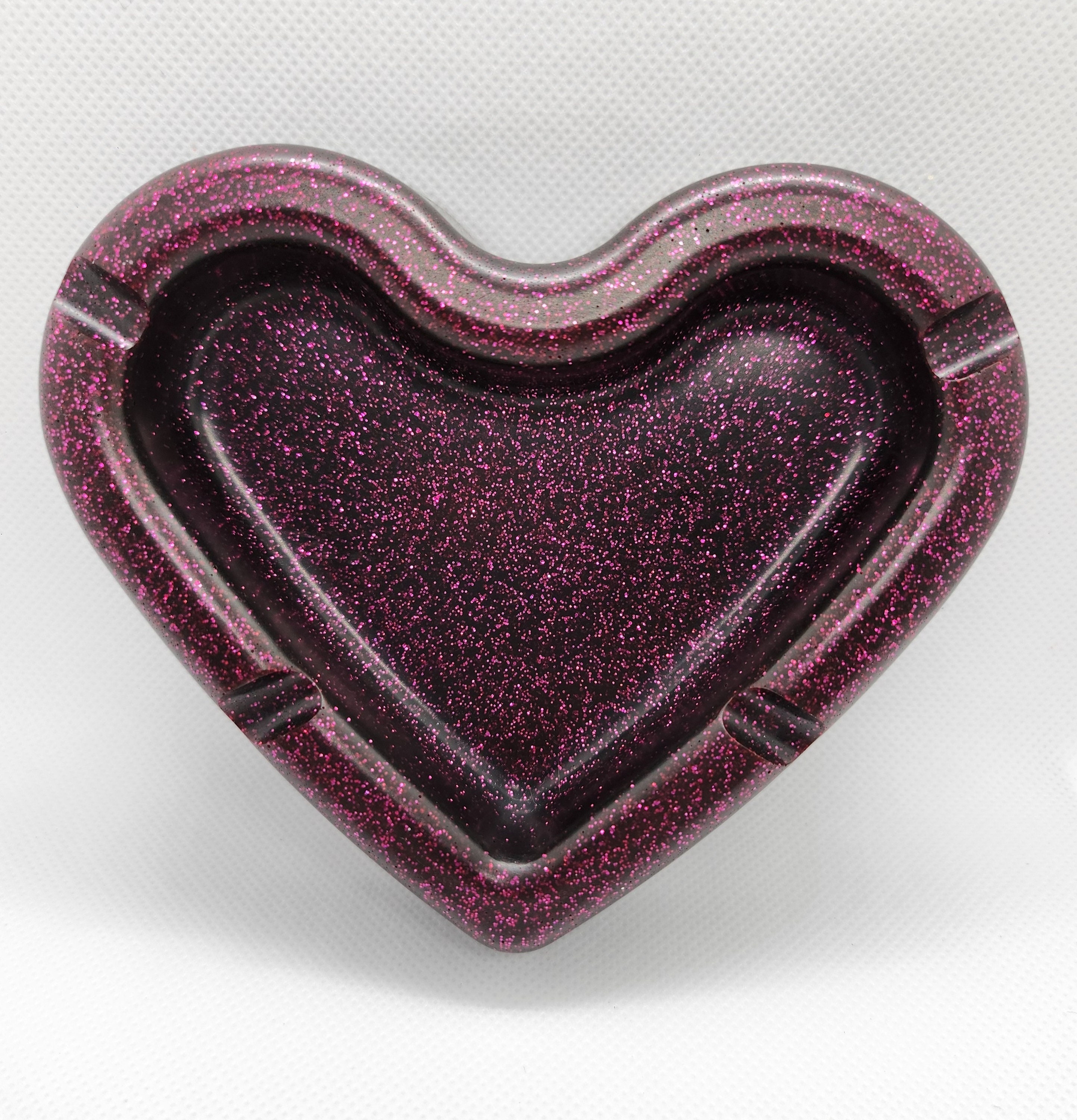 Heart Glitter Ashtrays Cute Kawaii - Etsy