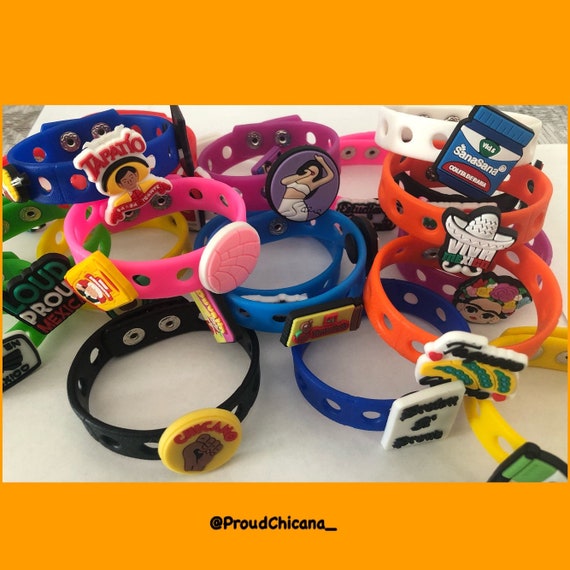 Croc Charm Bracelets Latino Mexican and Chicano Charms - Etsy
