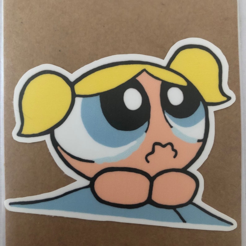 Bubbles Powerpuff Girls Sticker - Etsy