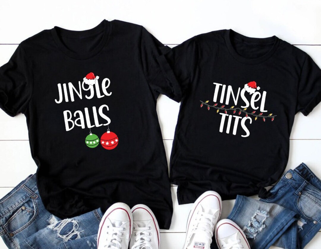 Jingle Balls Tinsel Tits Svg Png Matching Couple Chestnuts Jingle Balls