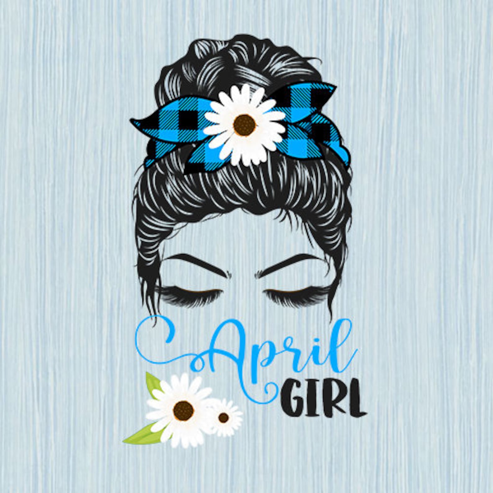 April Girl Svg Png Girl April Birthday Svg Png Face Eyes Svg - Etsy