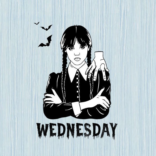 Wednesday Window Svg - Etsy