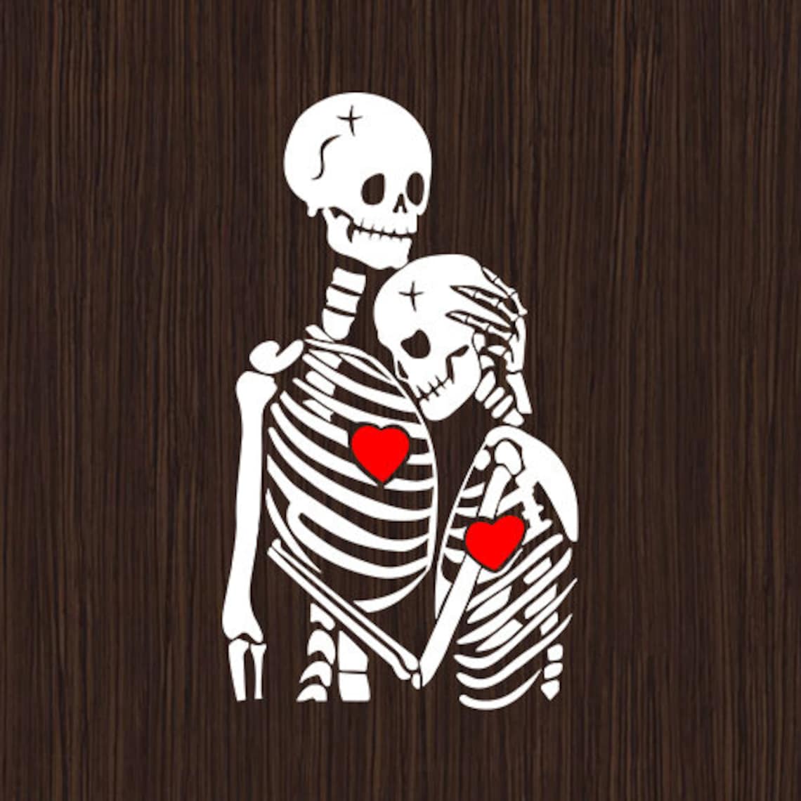 Skeletons Couple Svg Skeleton Love Svg Halloween Couple Svg - Etsy