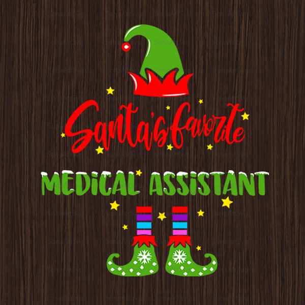 Santas Favorite Medical Assistant Svg - Etsy