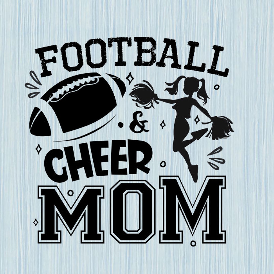 He Plays She Cheer Svg Png, Cheer Football Svg, Cheerleader Football ...
