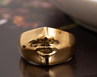 Human Face Ring - Etsy