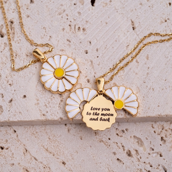 Daisy Necklace - Etsy