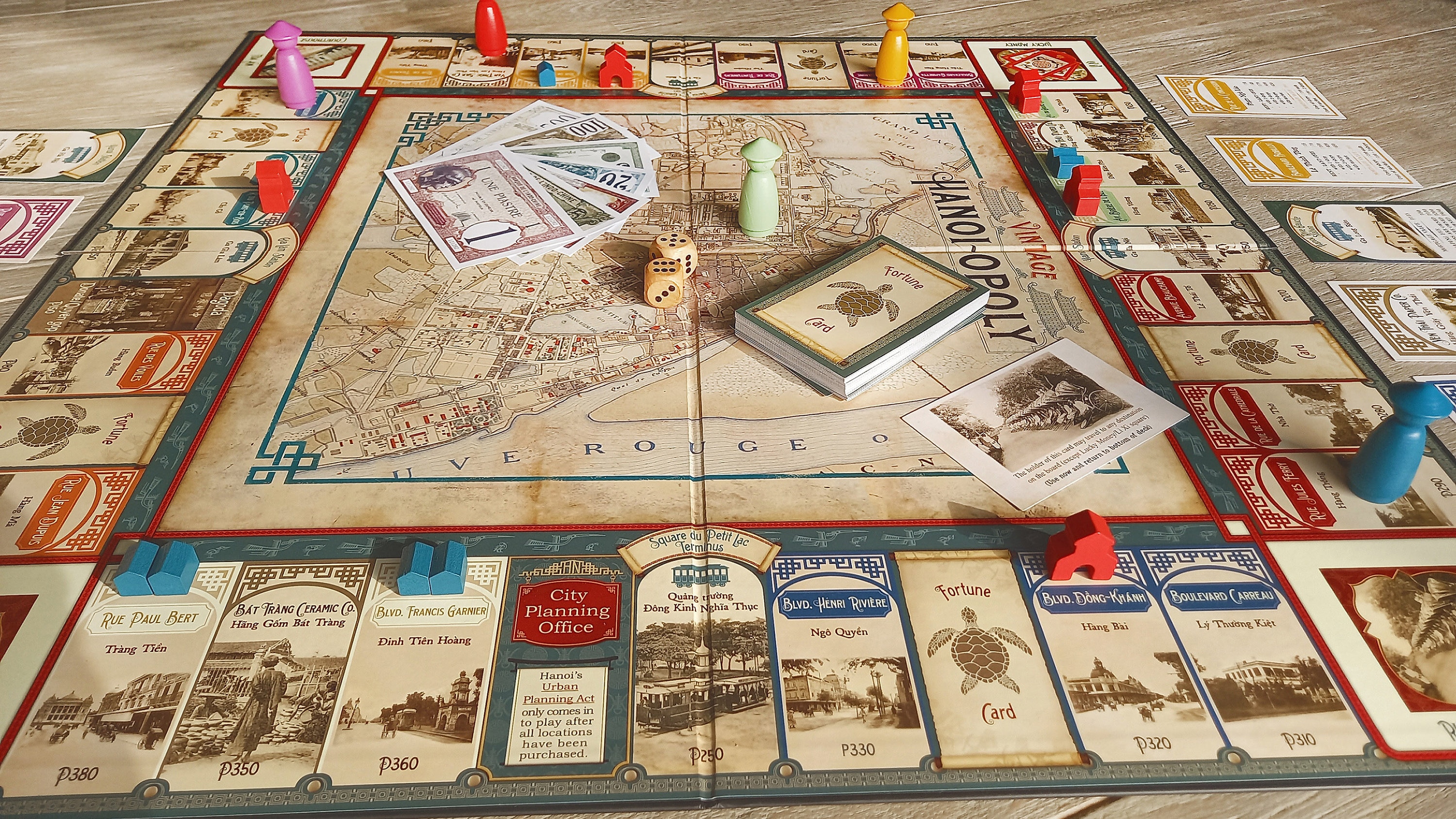Vietnam Hanoiopoly Board Game, Vintage Indochina Photos, Fun Family ...