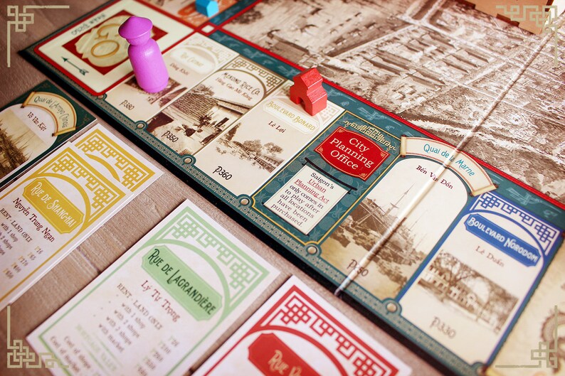 Vietnam Saigonopoly Board Game, Vintage Indochina Photos, Fun Family ...