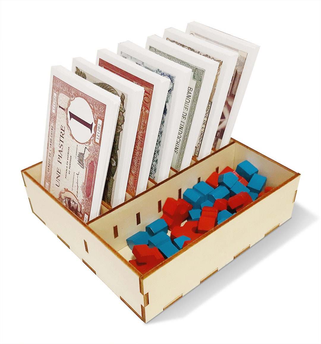 Board Game Wooden Organiser Tray, Self Assembling Tray, Wooden Game ...