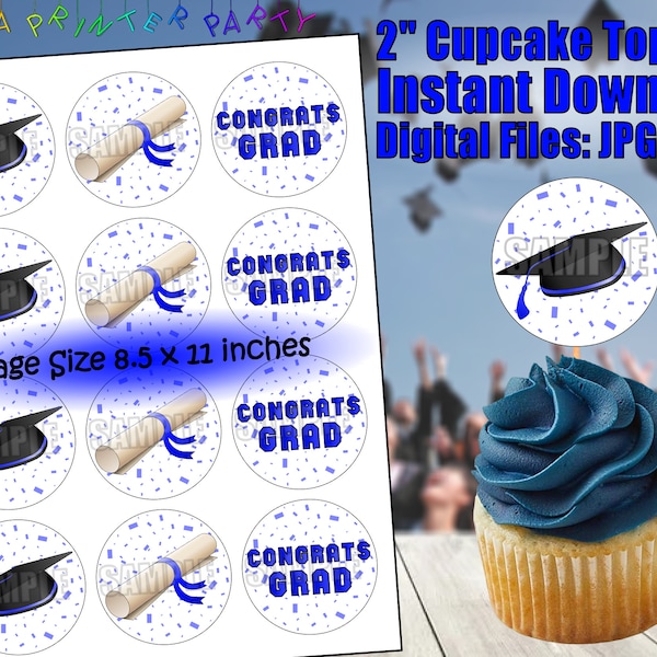 Graduation Cupcake - Etsy