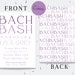 Bach Bash | Bachelorette Party Invitation | Invitation | Canva ...