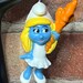 Handmade Vintage Smurfette Keychain - Etsy