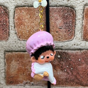 1979 Vintage Handmade Monchhichi Keychain With Charm - Etsy