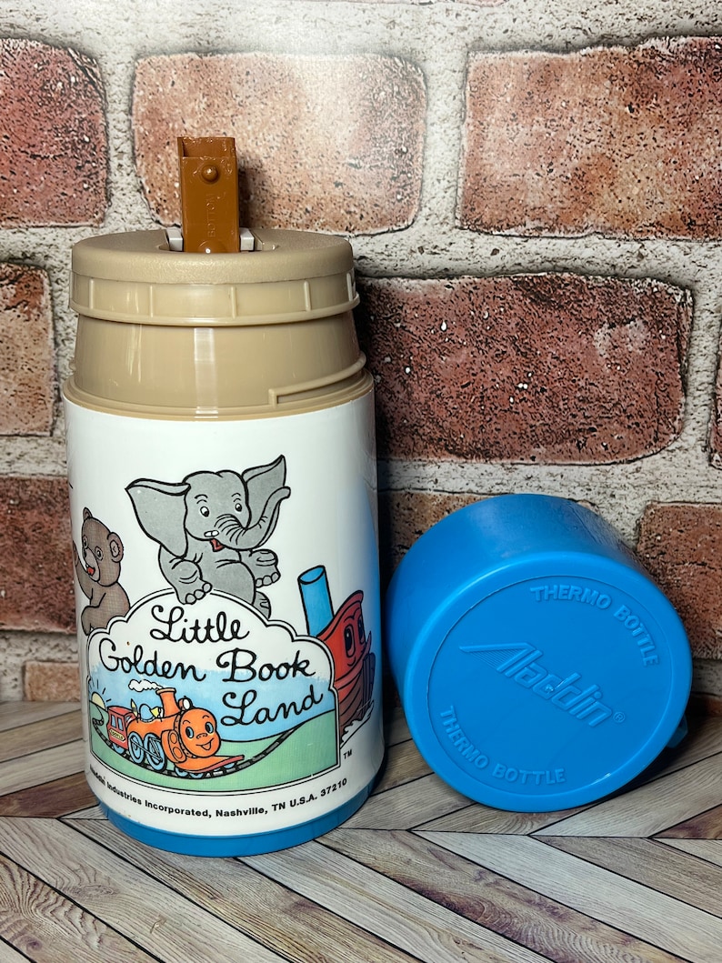 Vintage Little Golden Book Land Aladdin Thermos - Etsy