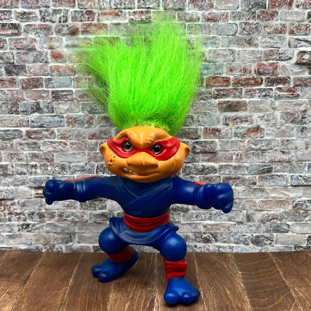 Vintage "nunchuck Ninja" Battle Troll - Etsy