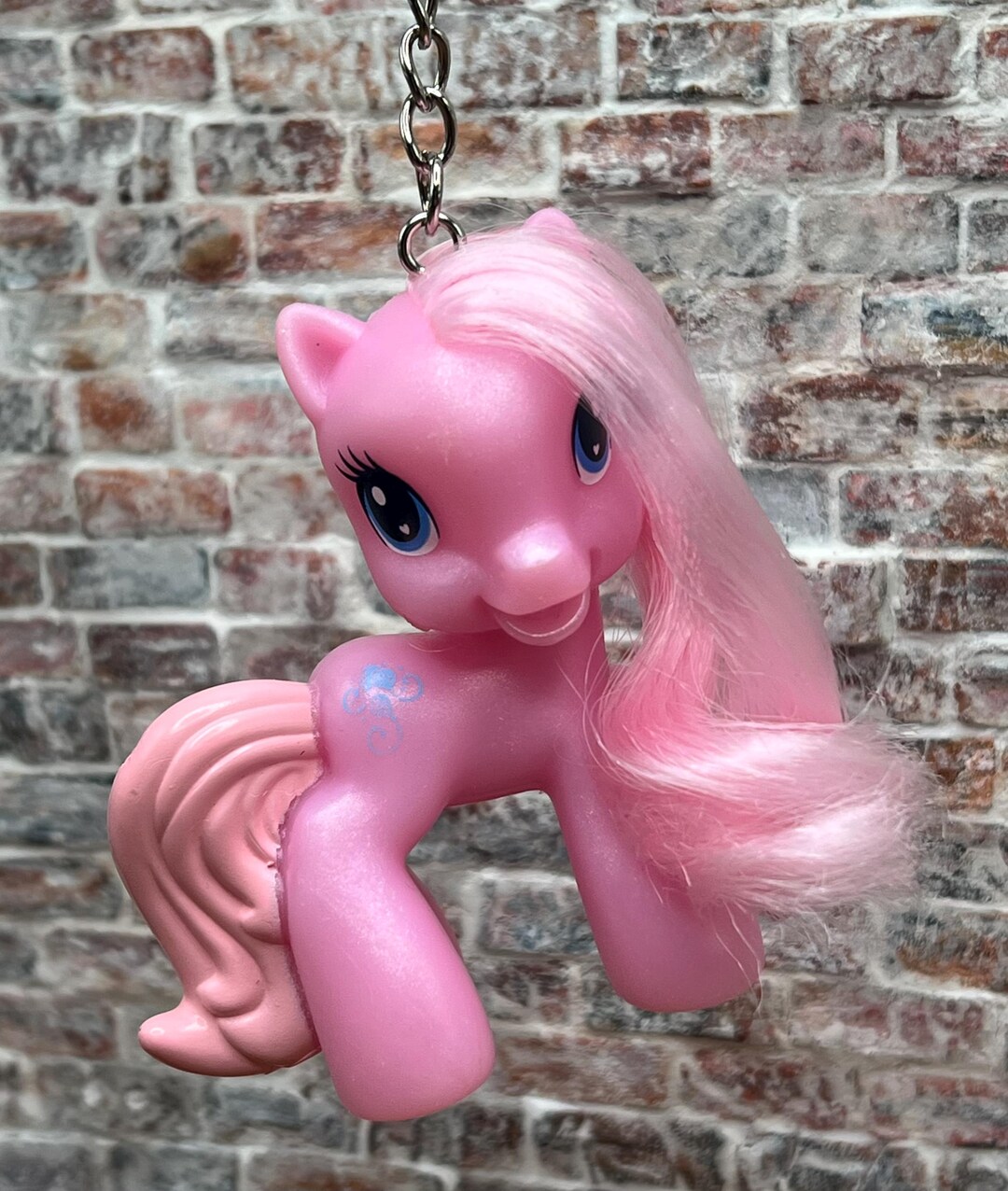 Handmade My Little Pony “pinky Pie” Keychain - Etsy