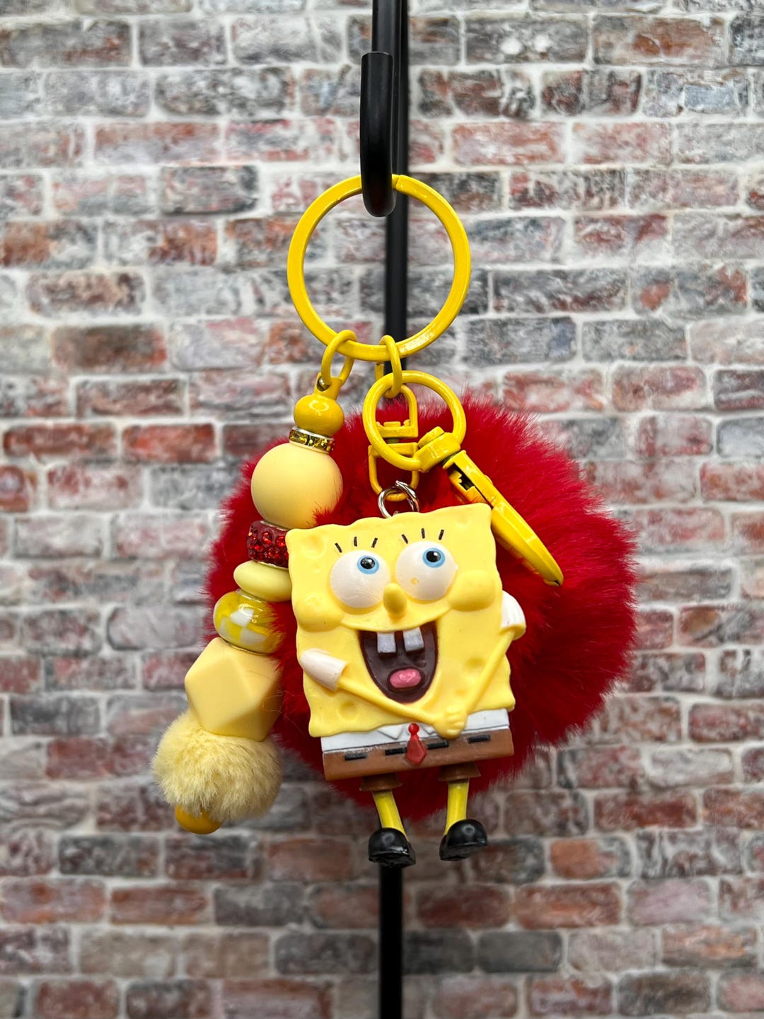Sponge Bob Squarepants Hand Made Keychain/purse Charm - Etsy