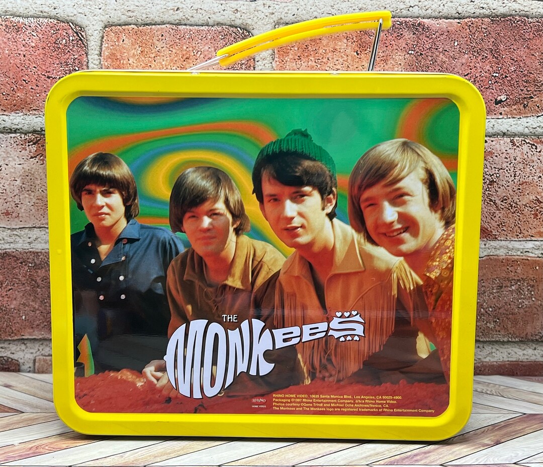 Vintage 1997 Metal the Monkees Lunch Pail and Puzzle - Etsy