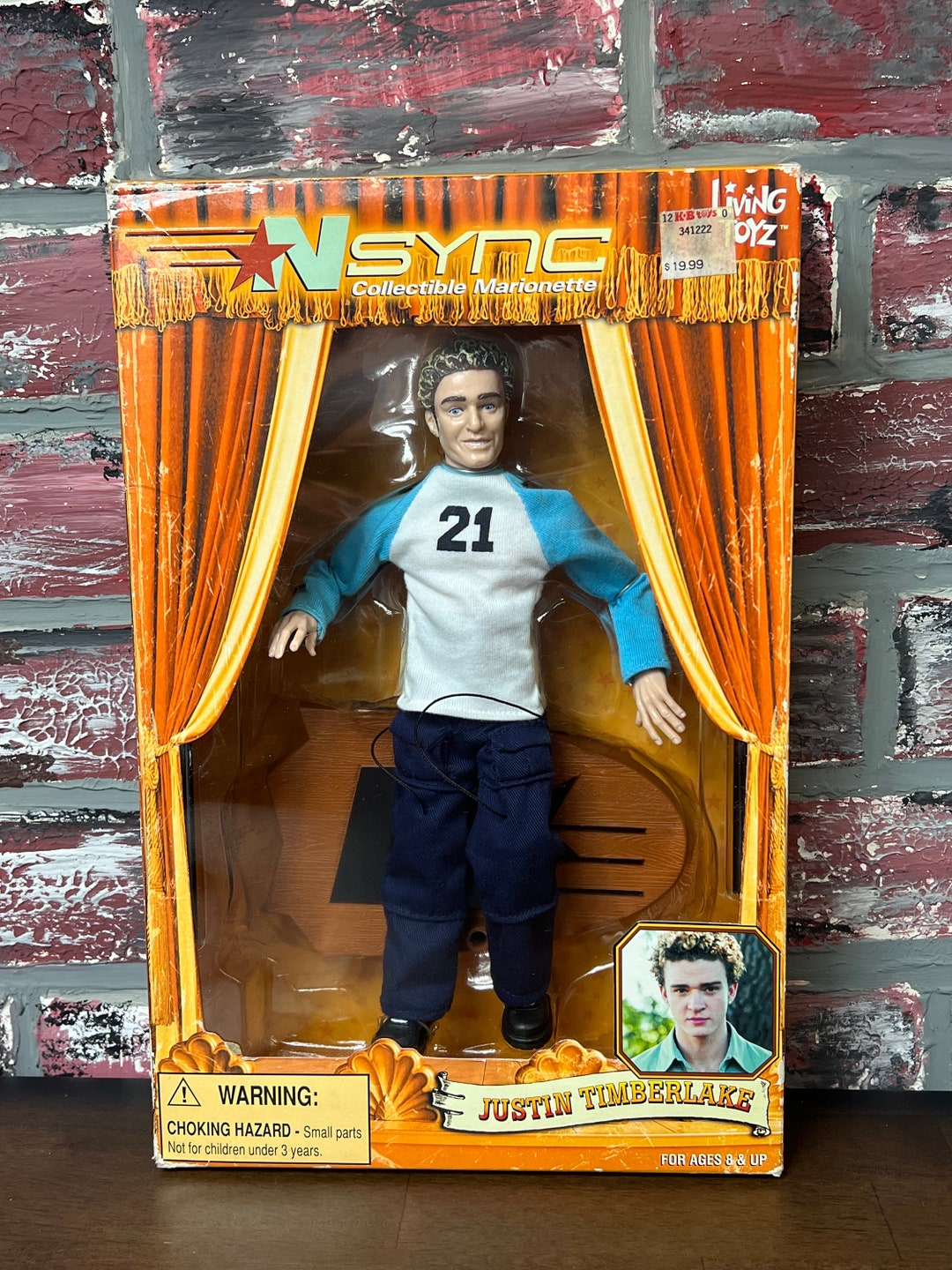 Vintage 2000 NSYNC Justin Timberlake Marionette Doll New IN Box - Etsy
