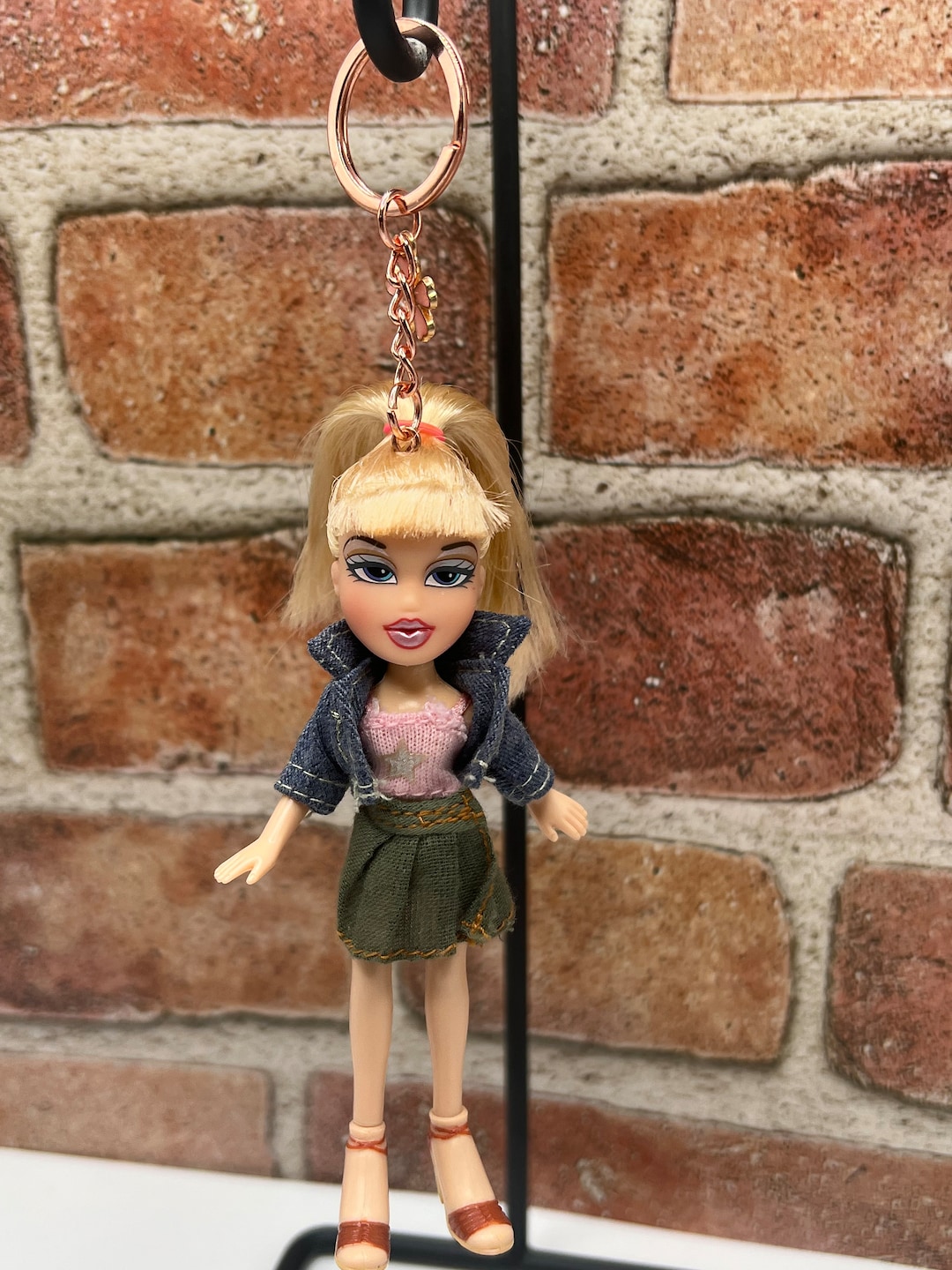 Vintage Lil Bratz Keychain With Flower Charm - Etsy