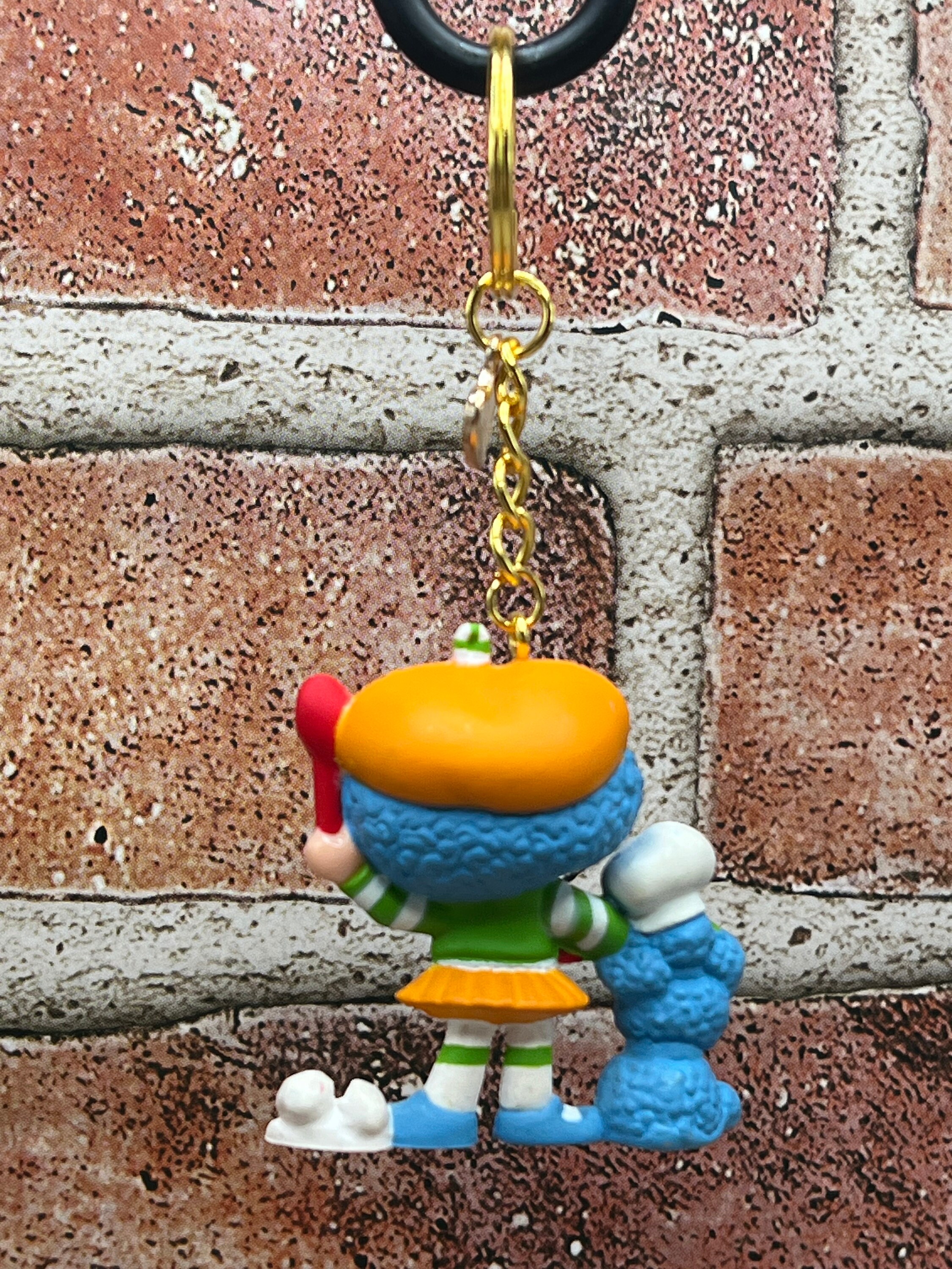 Vintage Handmade Crepe Suzette Keychain With Charm - Etsy