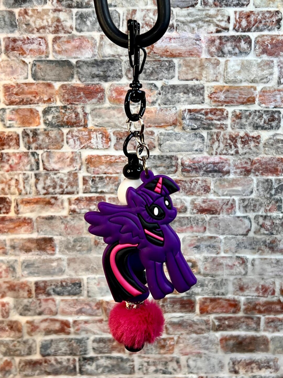 Handmade Twilight Sparkle My Little Pony Keychain/purse Charm - Etsy