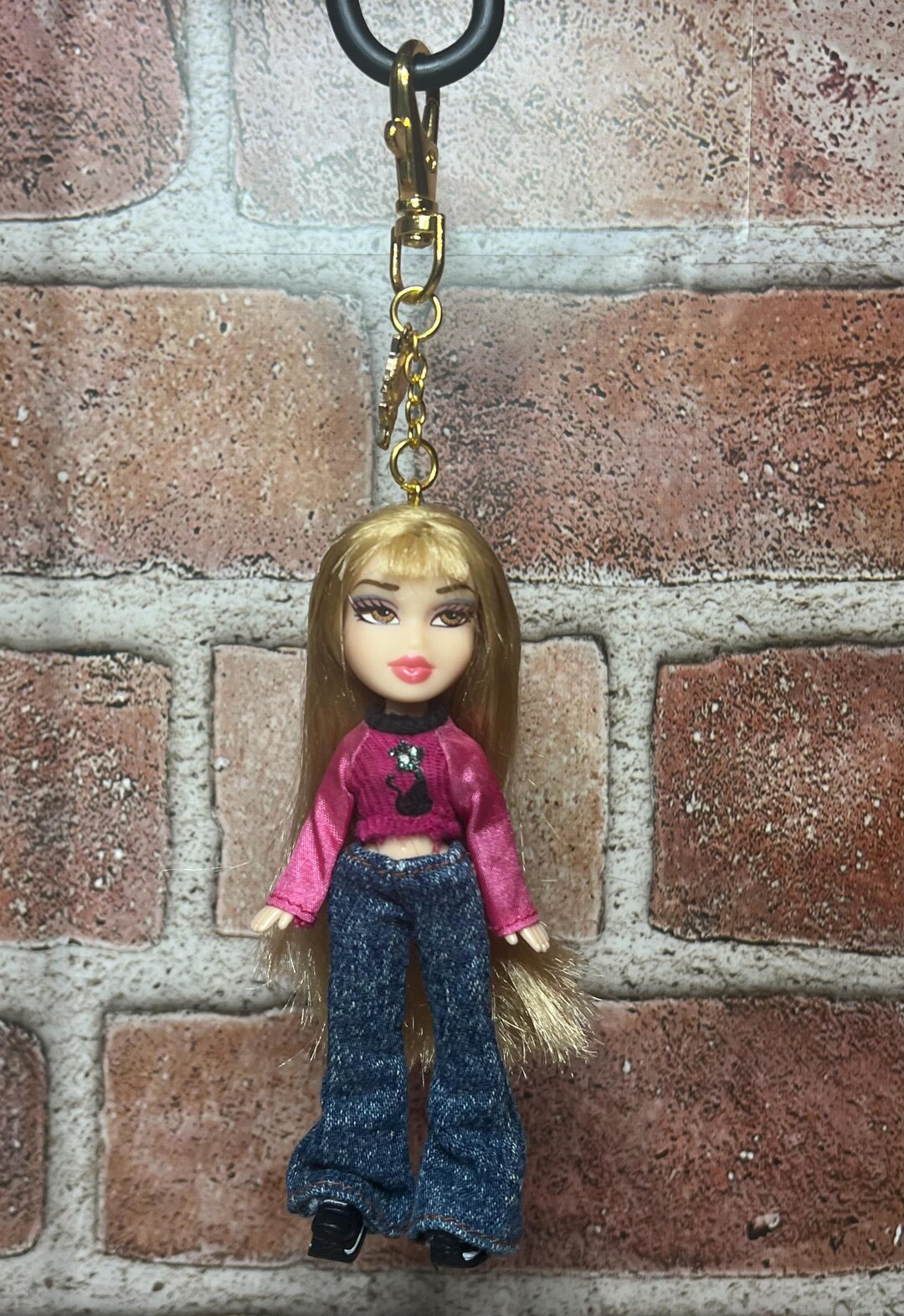 Vintage Lil Bratz Keychain With Matching Black Cat Charm - Etsy